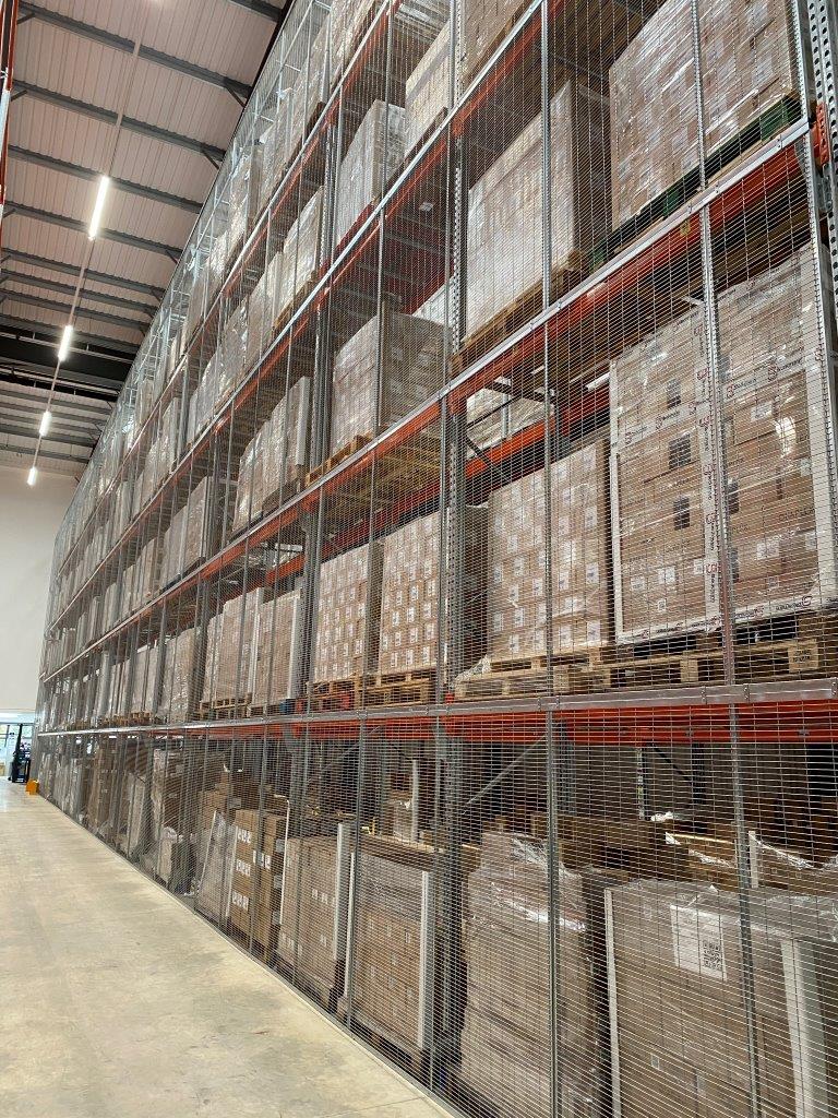 EZR Install Large Security Cage For Dangerous Goods Storage