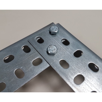 Slotted Angle, Galvanised Construction Angle