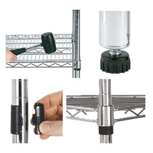 Chrome Wire Shelving Units, Commercial Grade Wire Storage Racks