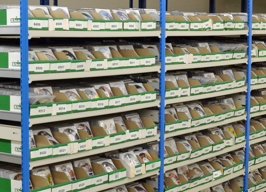 K-Bins Cardboard Picking Bins, Pack of 50, A-Range Shelf Bins