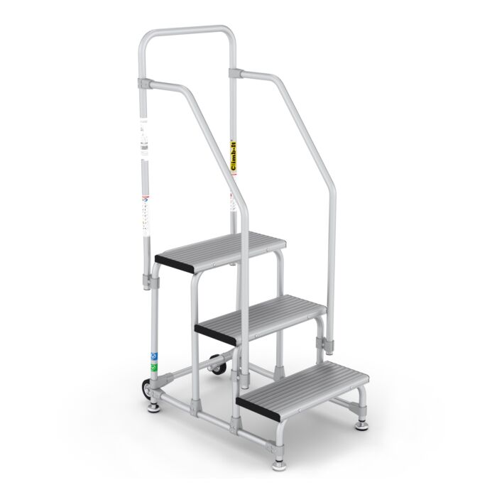 Climb-It Working Steps With Pull-Along Wheels