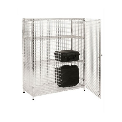 Chrome Wire Security Cage|Lockable Enclosure
