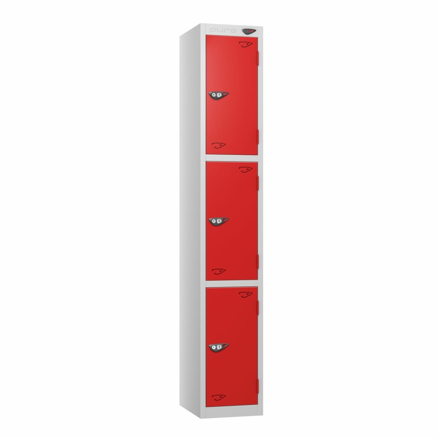 Pure 3 Tier Steel Storage Lockers