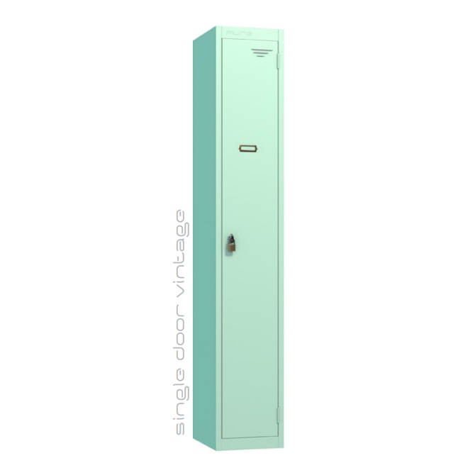 Pure Retro Style Lockers - Single Door