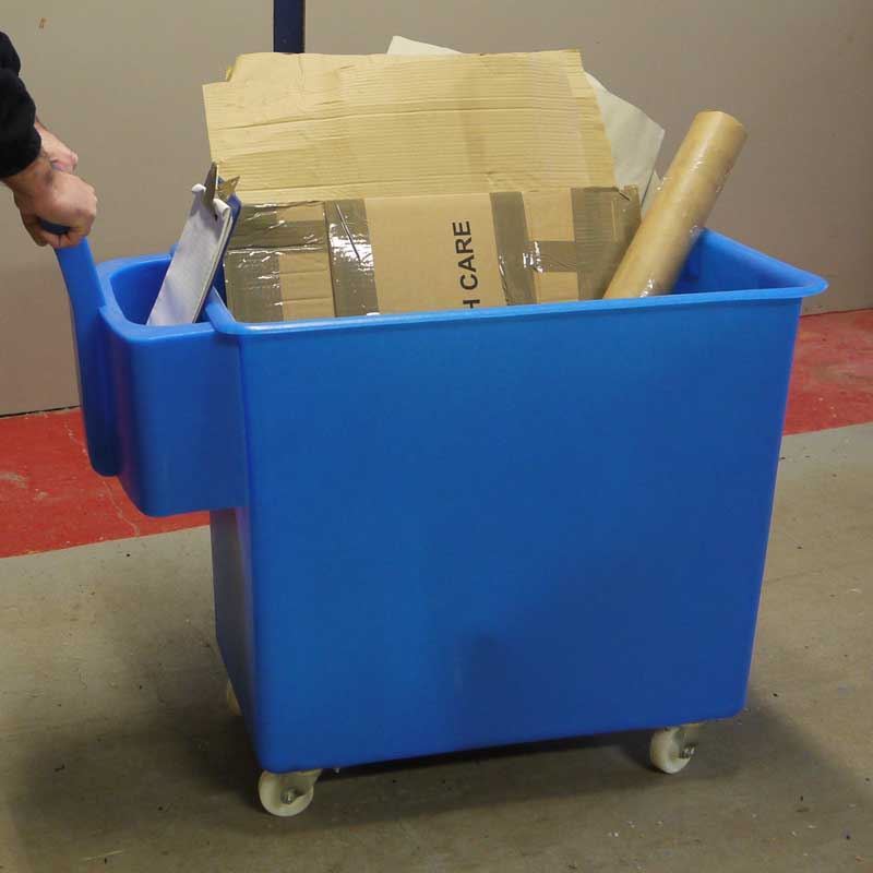 320 Litre Plastic Container Truck With Tapered Sides