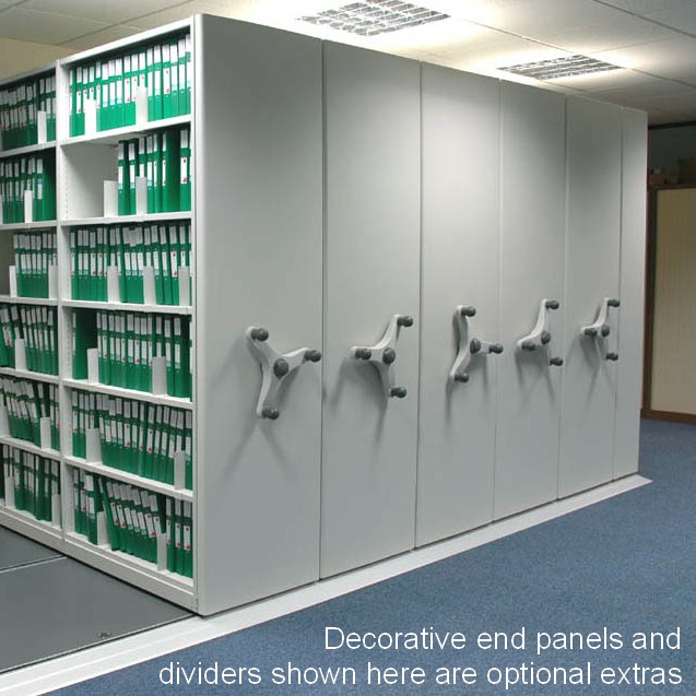 Double Depth Mobile Shelving Kits | Roller Racking