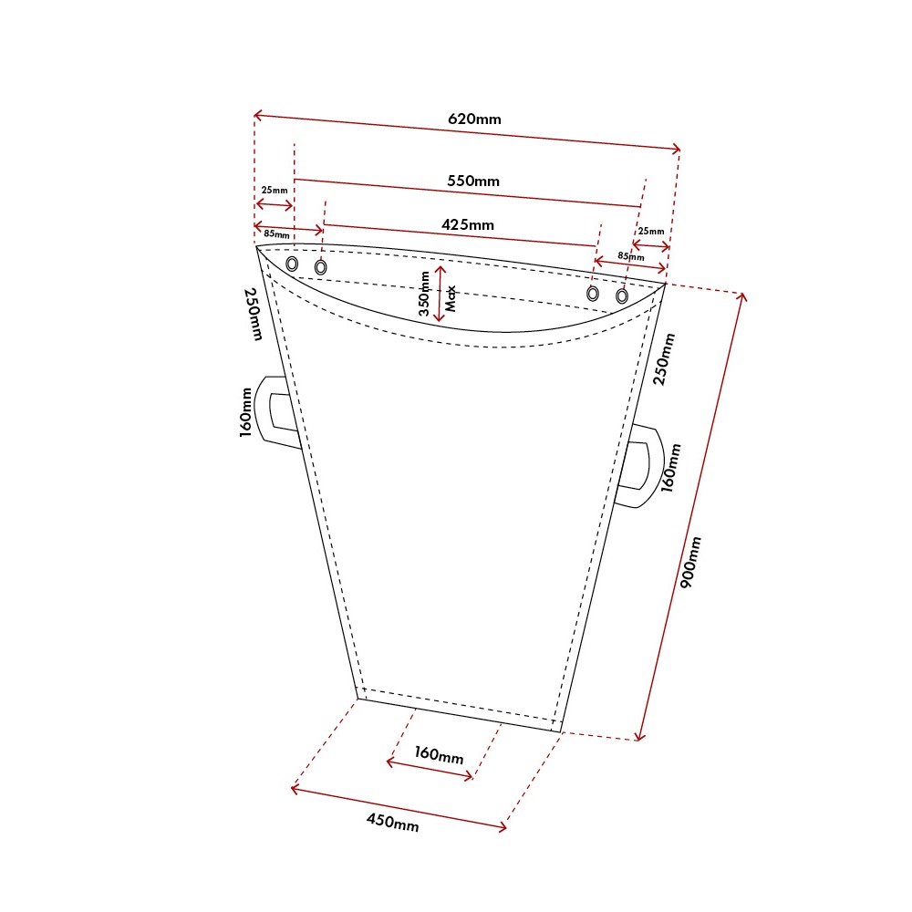 RackSack Mini Hanging Waste Sack | Warehouse Segregation Recycling ...