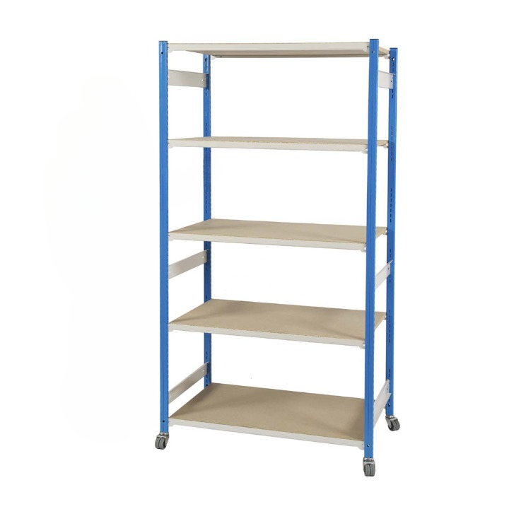 Trimline Mobile Shelving Trolley With 5,6 or 7 Levels