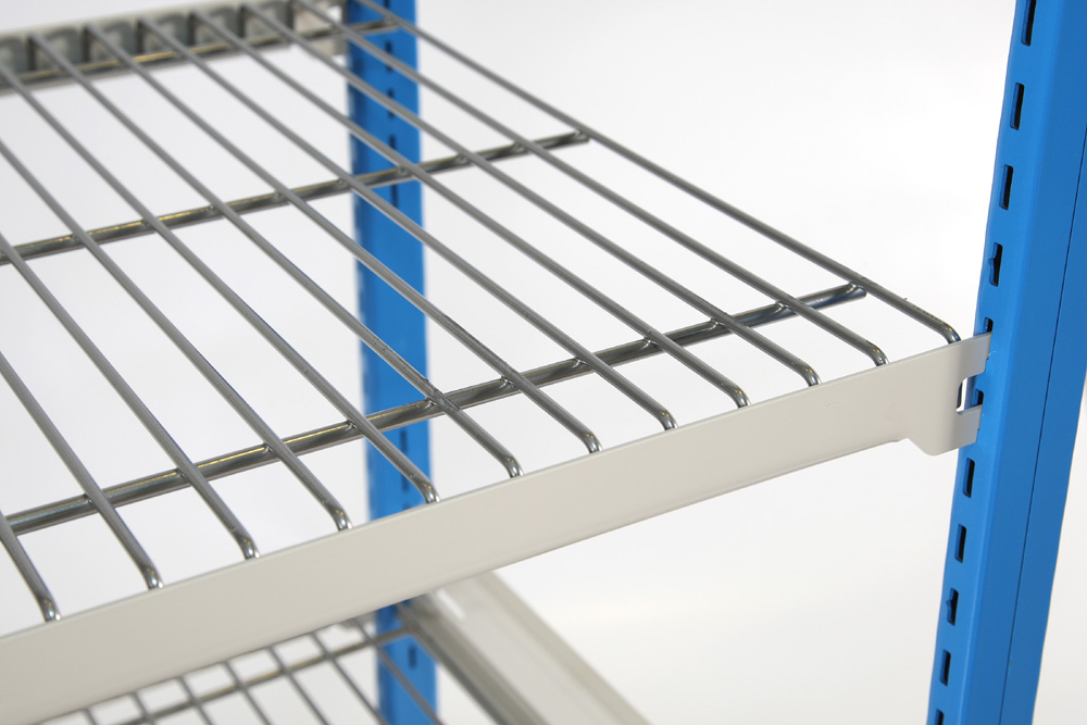 Boltless Wire Mesh Shelving Unit - 6 Shelves