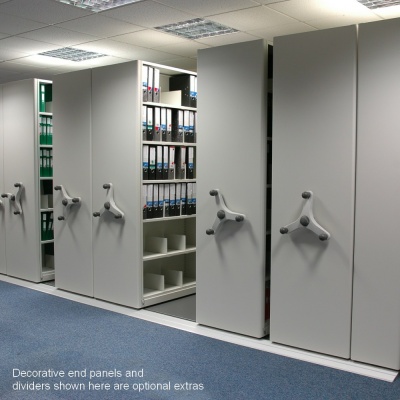 Portable Rolling Shelving Systems Compact Archive Shelving System