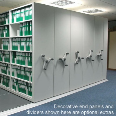 Double Depth Mobile Shelving Kits | Roller Racking